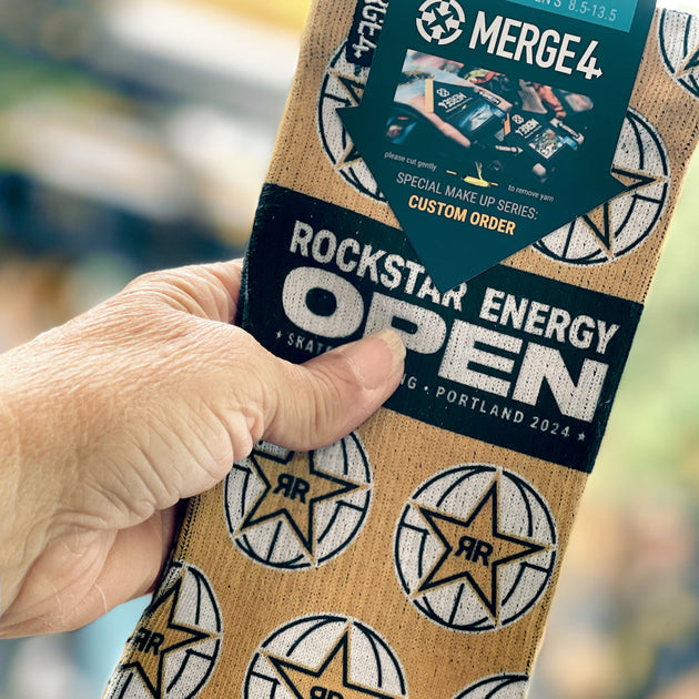 MERGE4 Socks: Official Sock Sponsor of the Rockstar Energy Open in Por