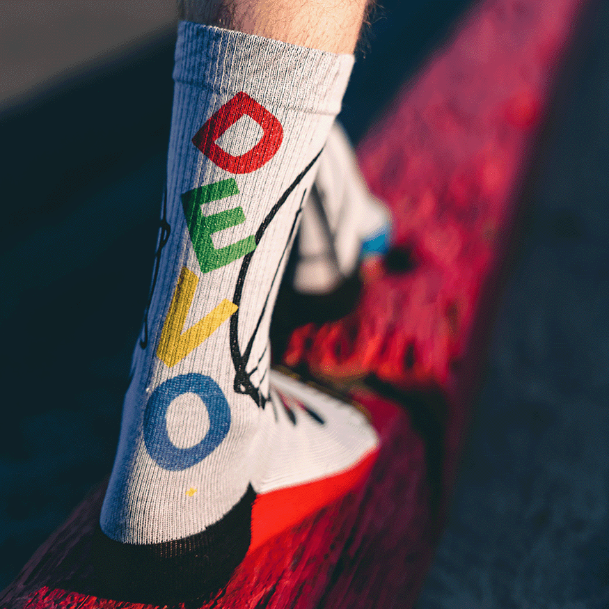 DEVO New 3-Pack | Officially Licensed Music Socks | MERGE4
