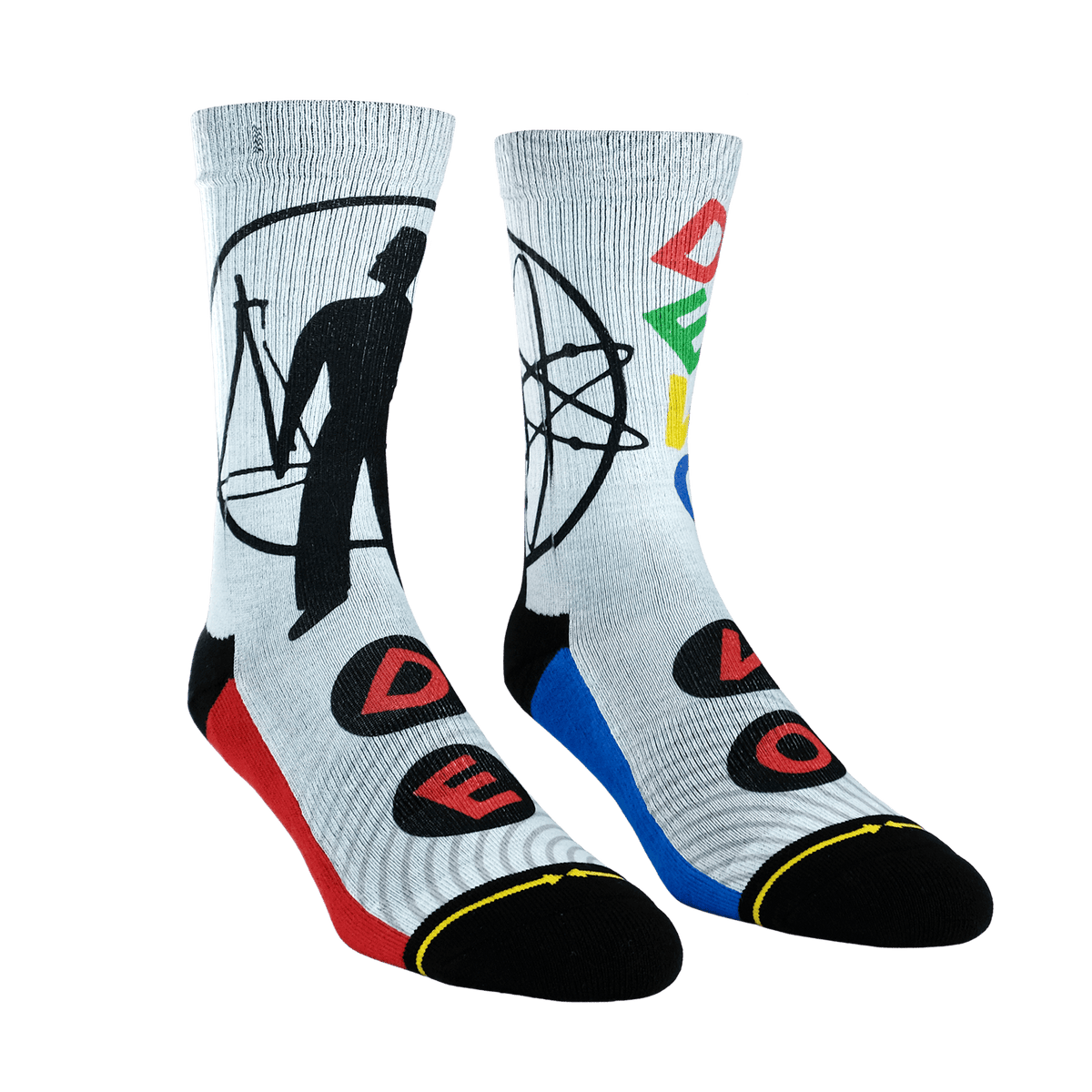 MERGE4 X DEVO Science Boy | Unisex Crew Socks | MERGE4