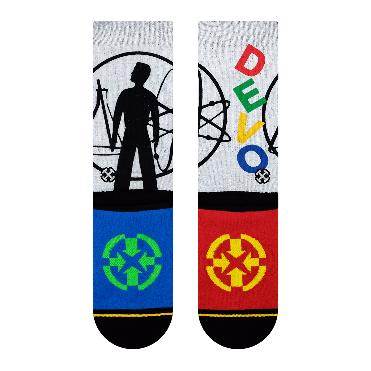 MERGE4 X DEVO Science Boy | Unisex Crew Socks | MERGE4