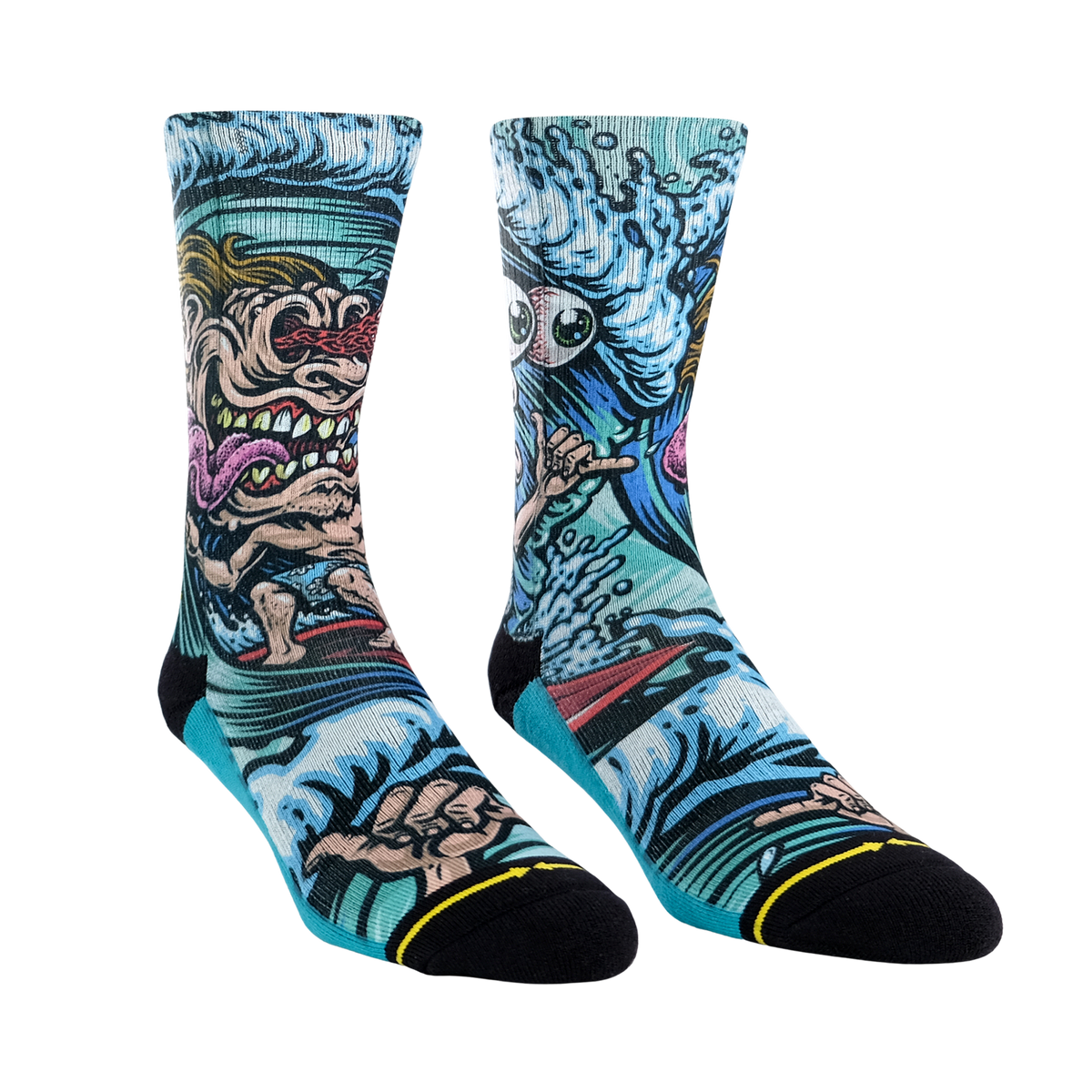 Jimbo Surf Freak | Cool Socks for Men | MERGE4