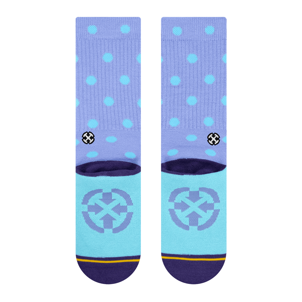 Spidey Periwinkle Polka Dot Socks | Bamboo Socks for Men & Women | MERGE4